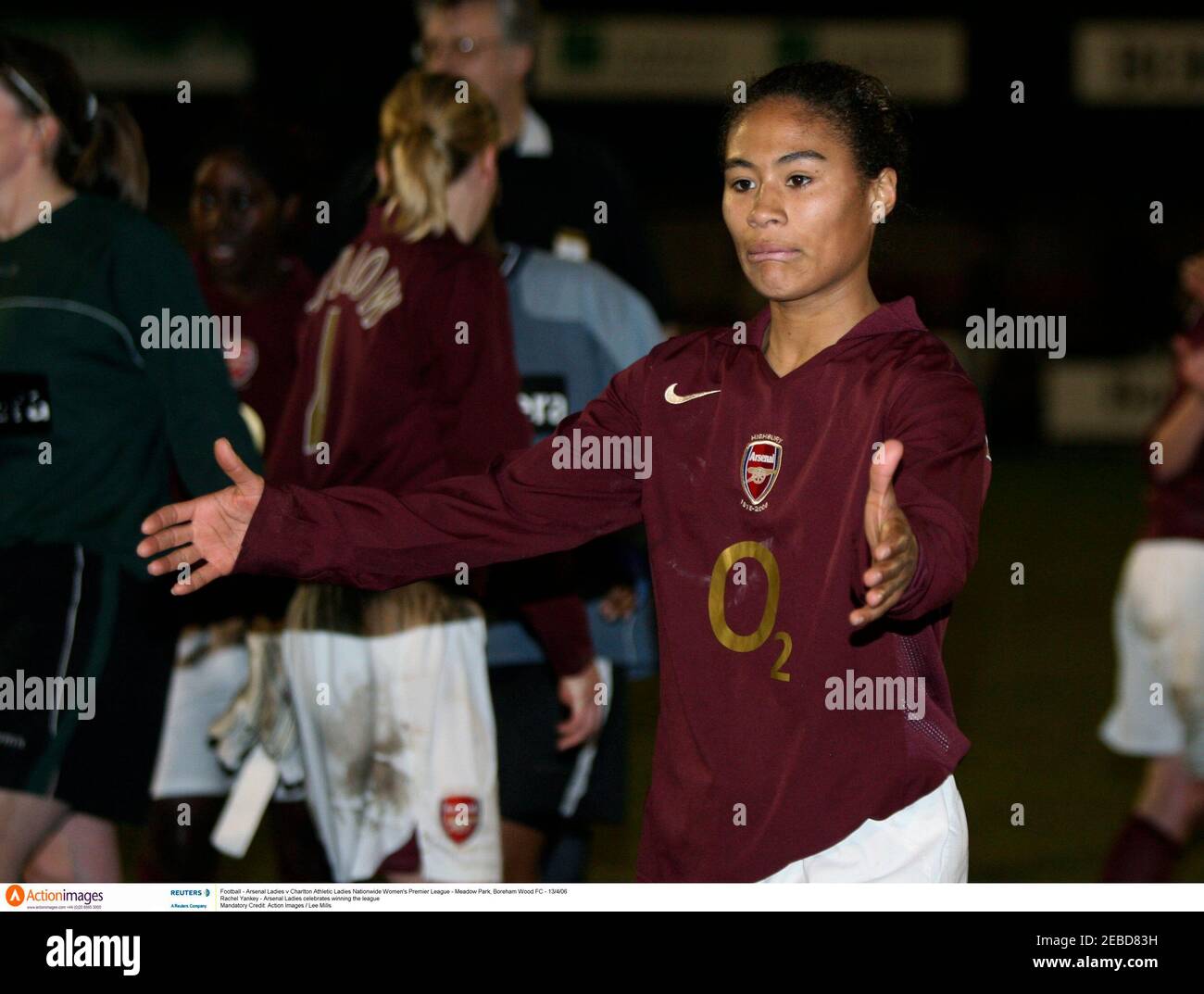 Rachel yankey arsenal celebrates hi-res stock photography and images ...