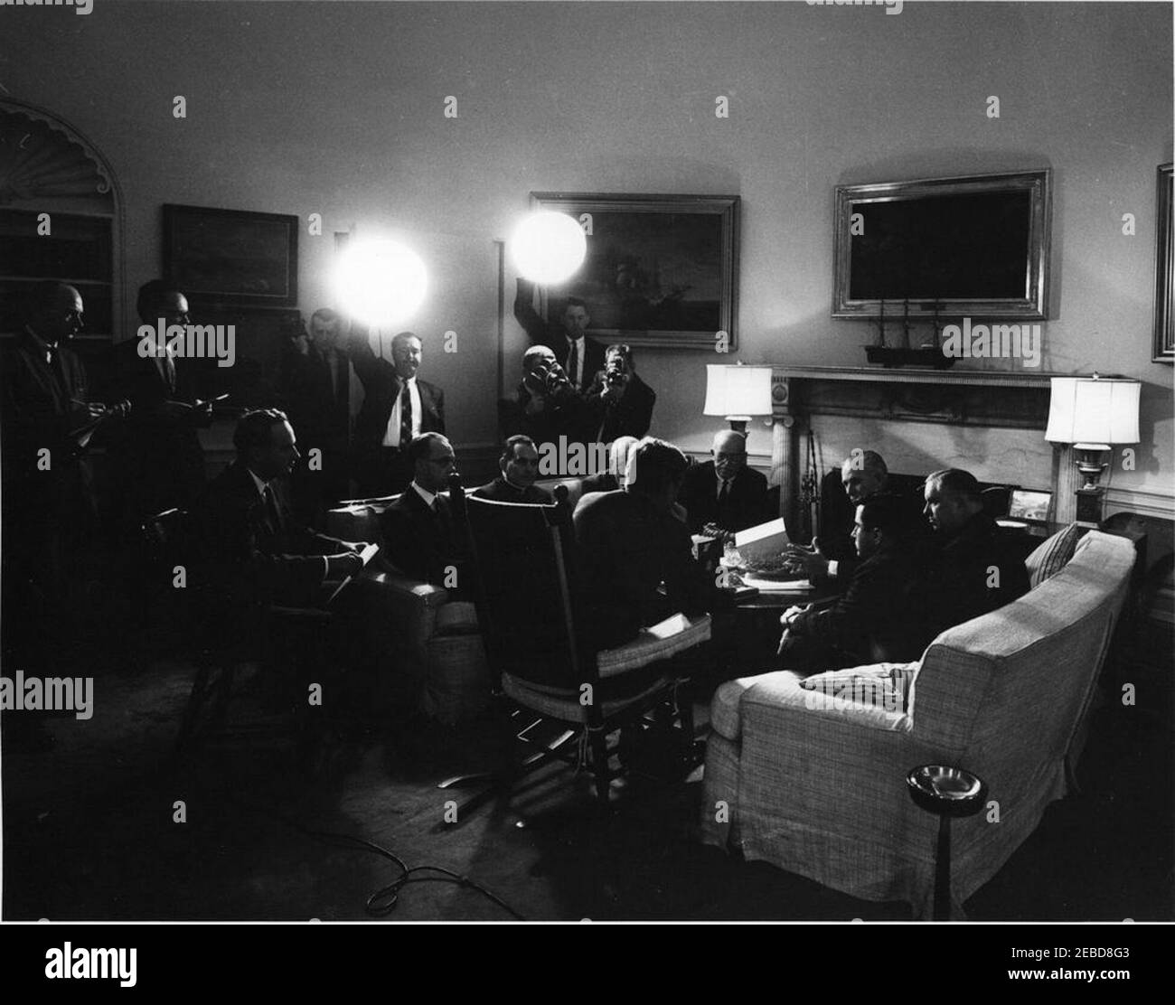 Meeting with the US Commission on Civil Rights, 12:35PM. President John ...