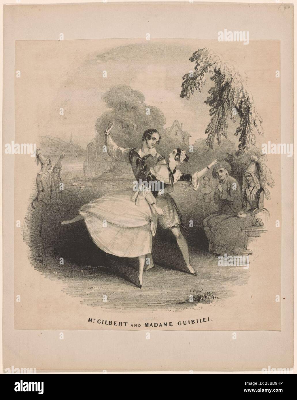 Mr. Gilbert and Madame Guibilei (sic Stock Photo - Alamy