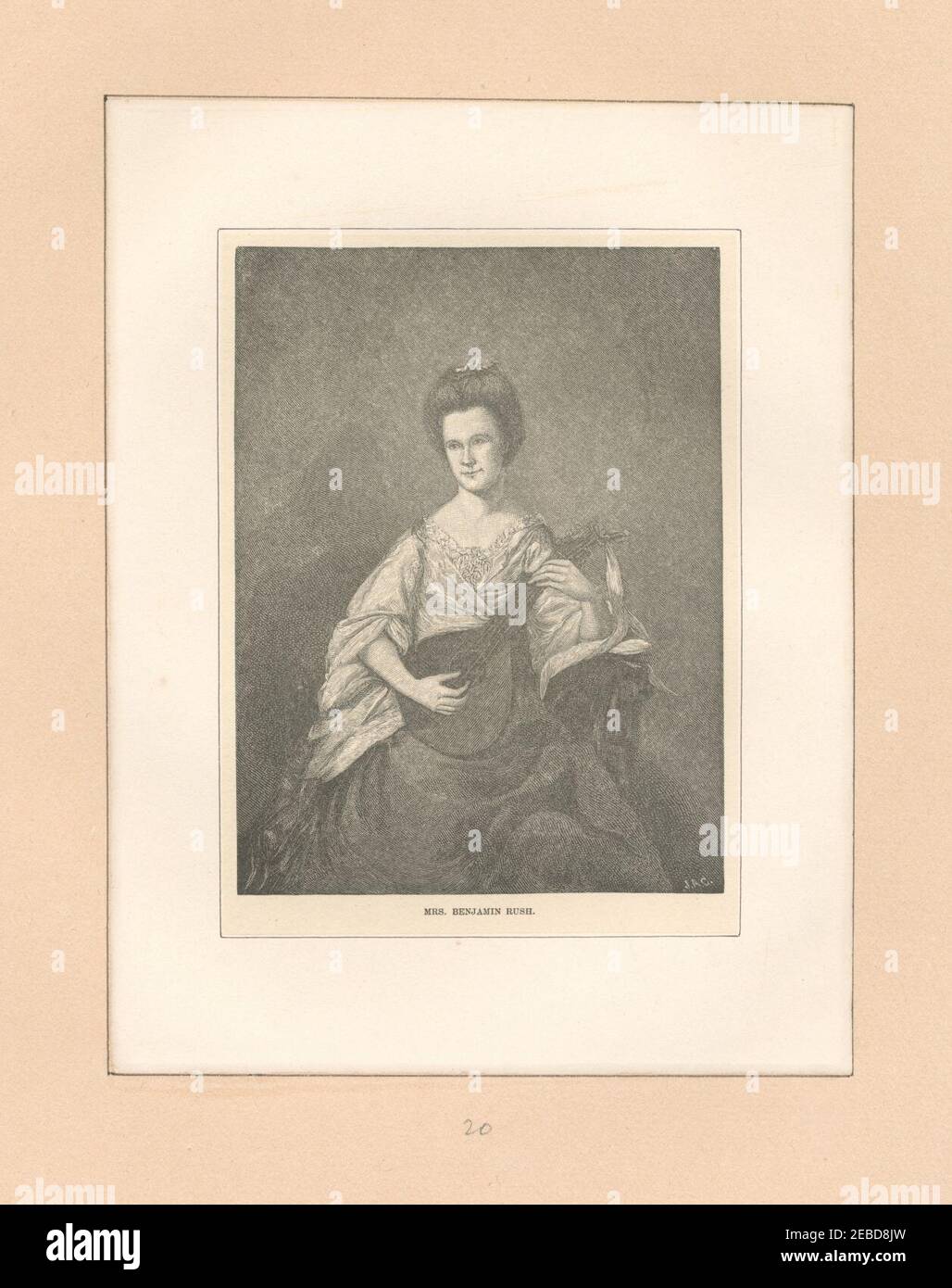 Mrs. Benjamin Rush Stock Photo - Alamy