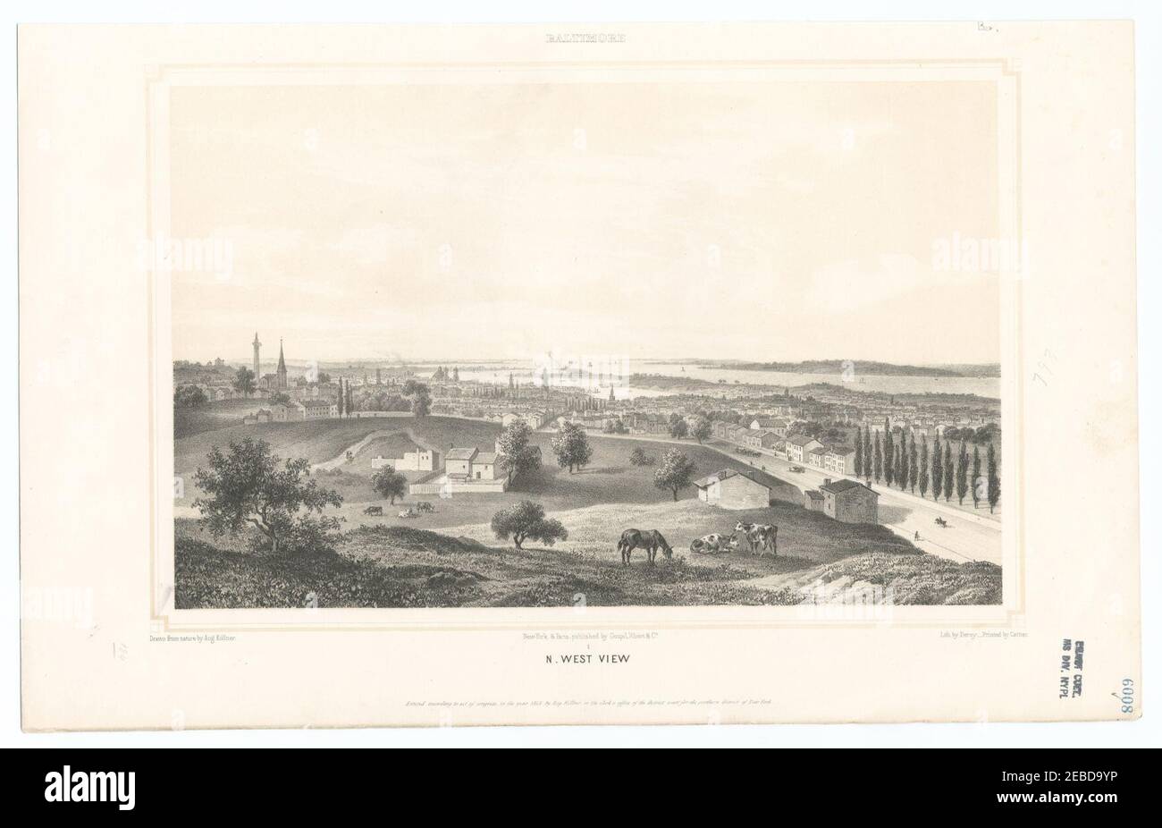 N. west view (of Baltimore Stock Photo - Alamy