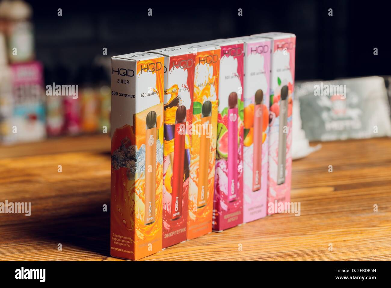 Ufa, Russia, Vape Shop, 3 July, 2020: Vaping pen, vape devices, mods ...