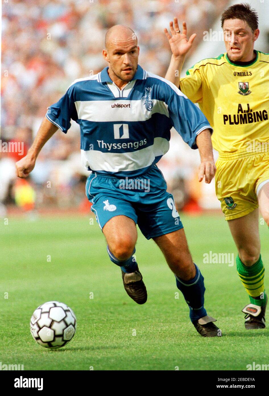 Wedaustadion Duisburg Germany 4.7.1999, Football: UEFA UI-Cup ...