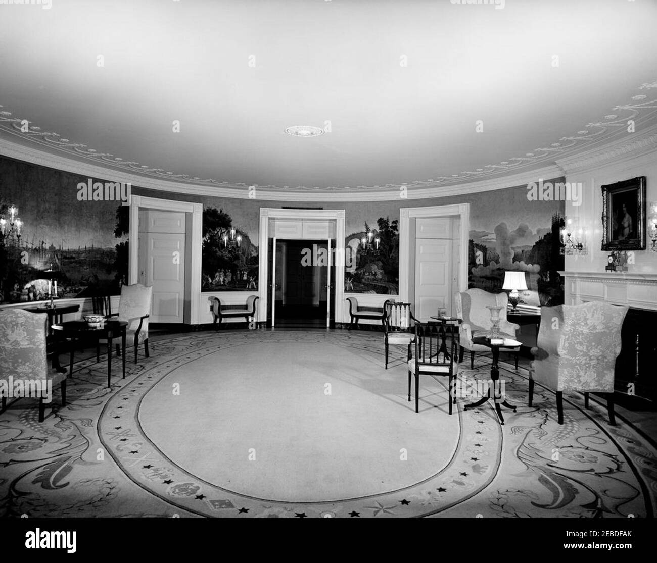 White House rooms remodeling work u2013 Diplomatic Reception Room, West ...