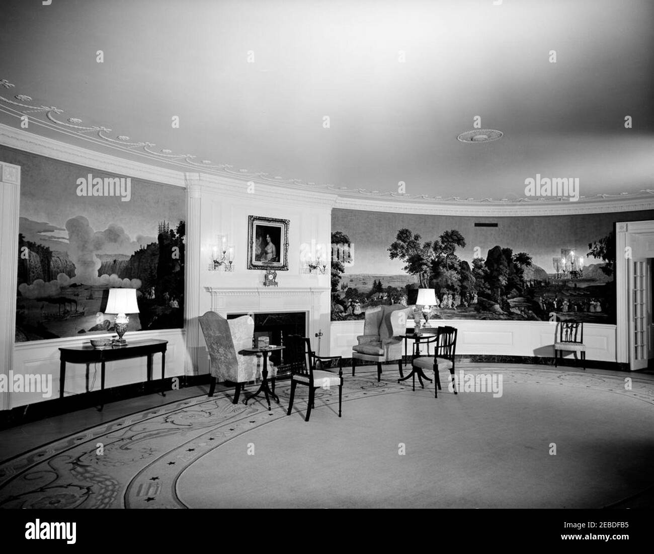 White House rooms remodeling work u2013 Diplomatic Reception Room, West ...