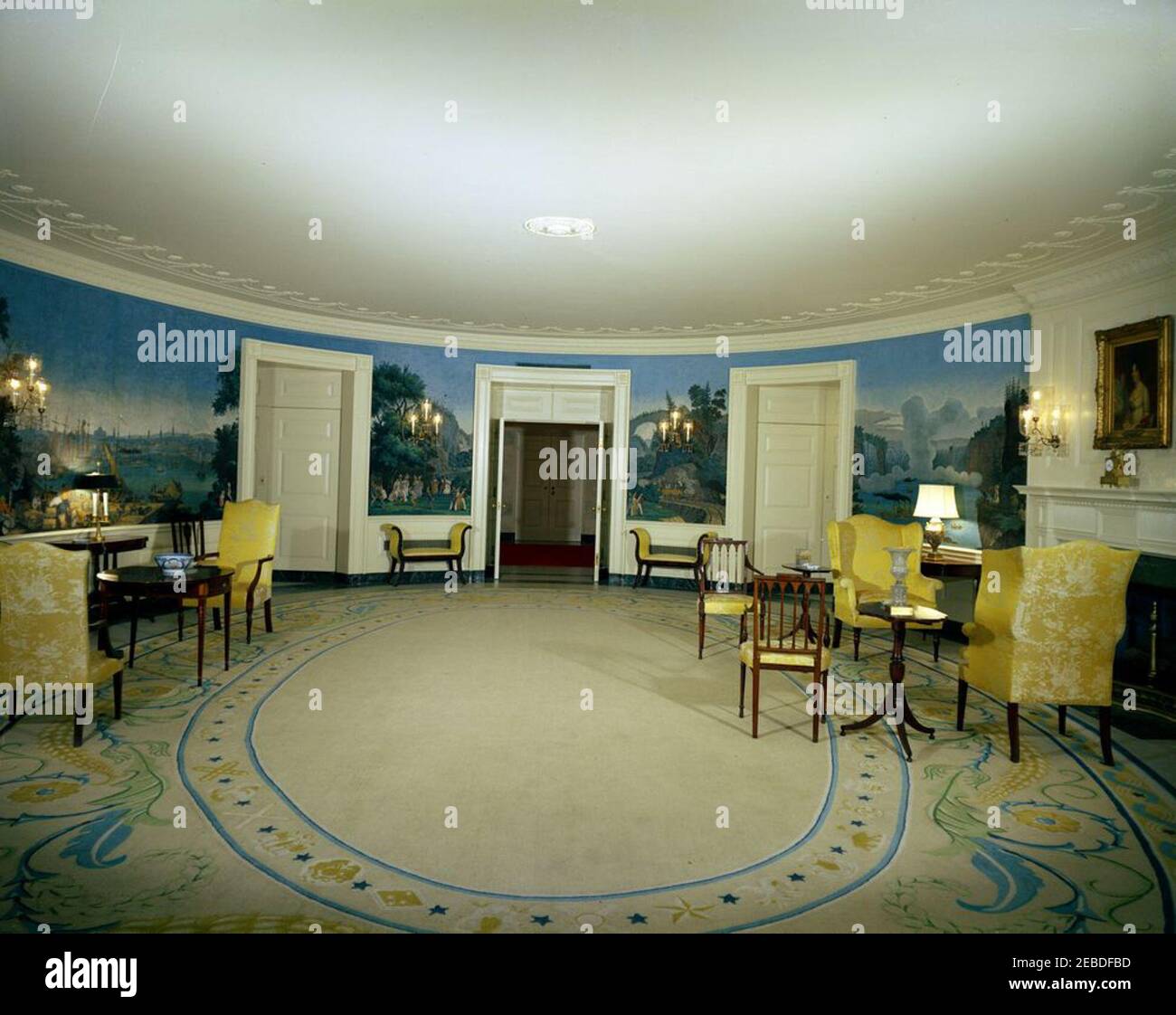 White House rooms remodeling work u2013 Diplomatic Reception Room, West ...