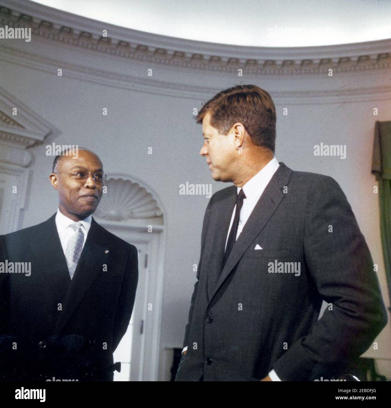 Meeting with the Ambassador of Haiti, Louis Mars, 11:46 AM. President ...