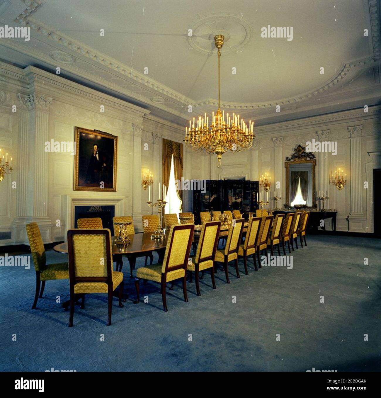 White House Rooms: State Dining Room. State Dining Room, White House ...