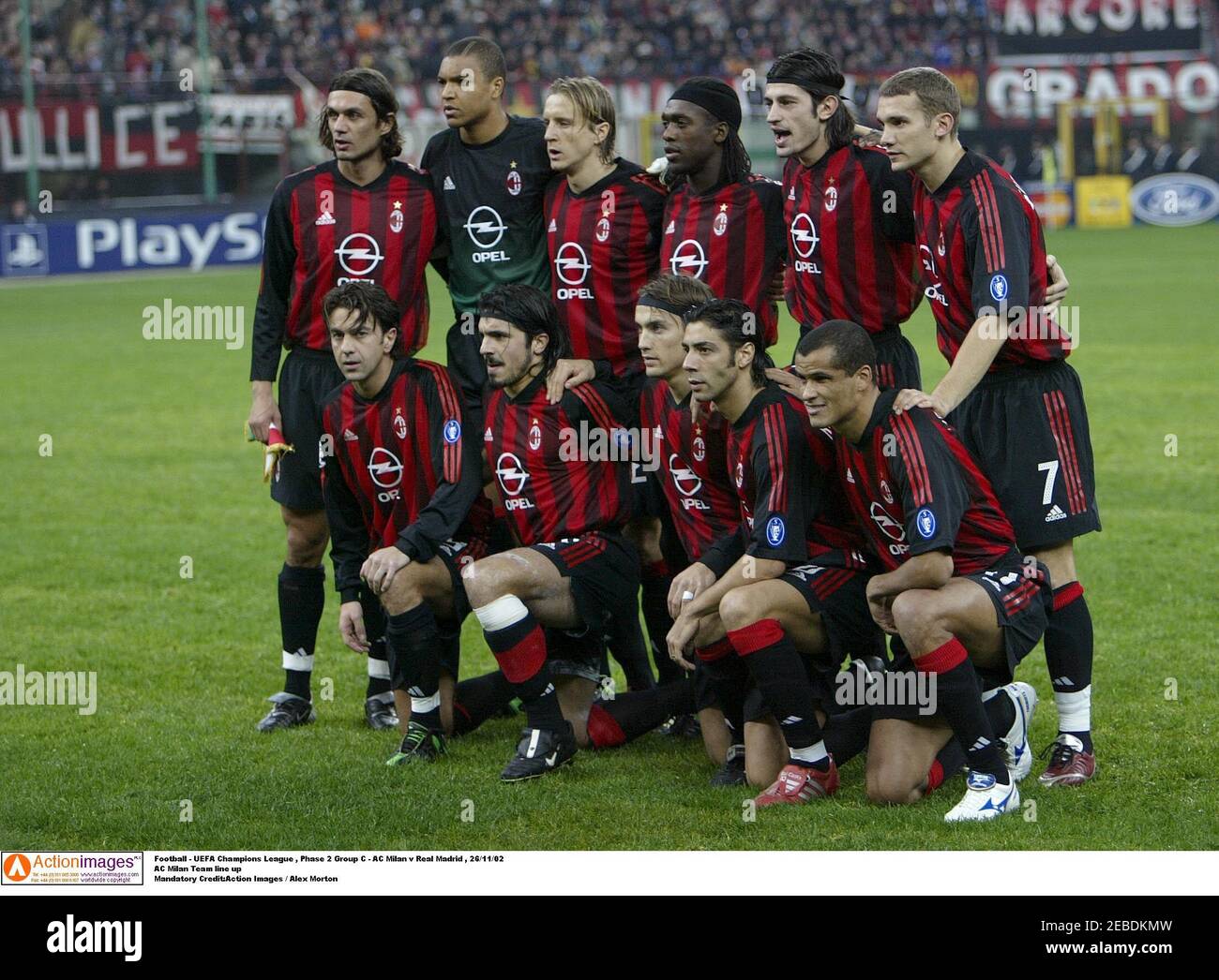 Ac Milan Team Group Line Up High Resolution Stock Photography and ...