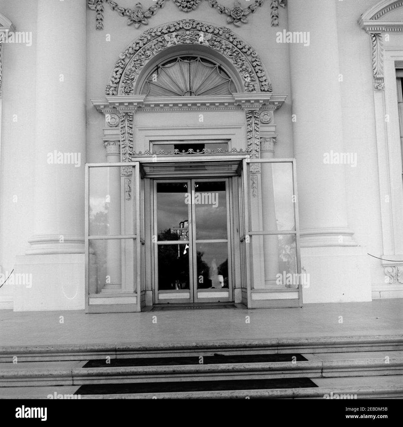 White House North Portico Door