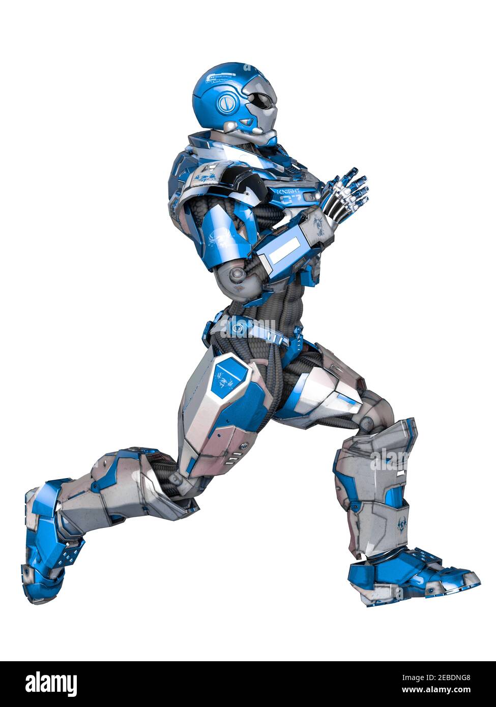 Robot humanoid running Cut Out Stock Images & Pictures - Alamy