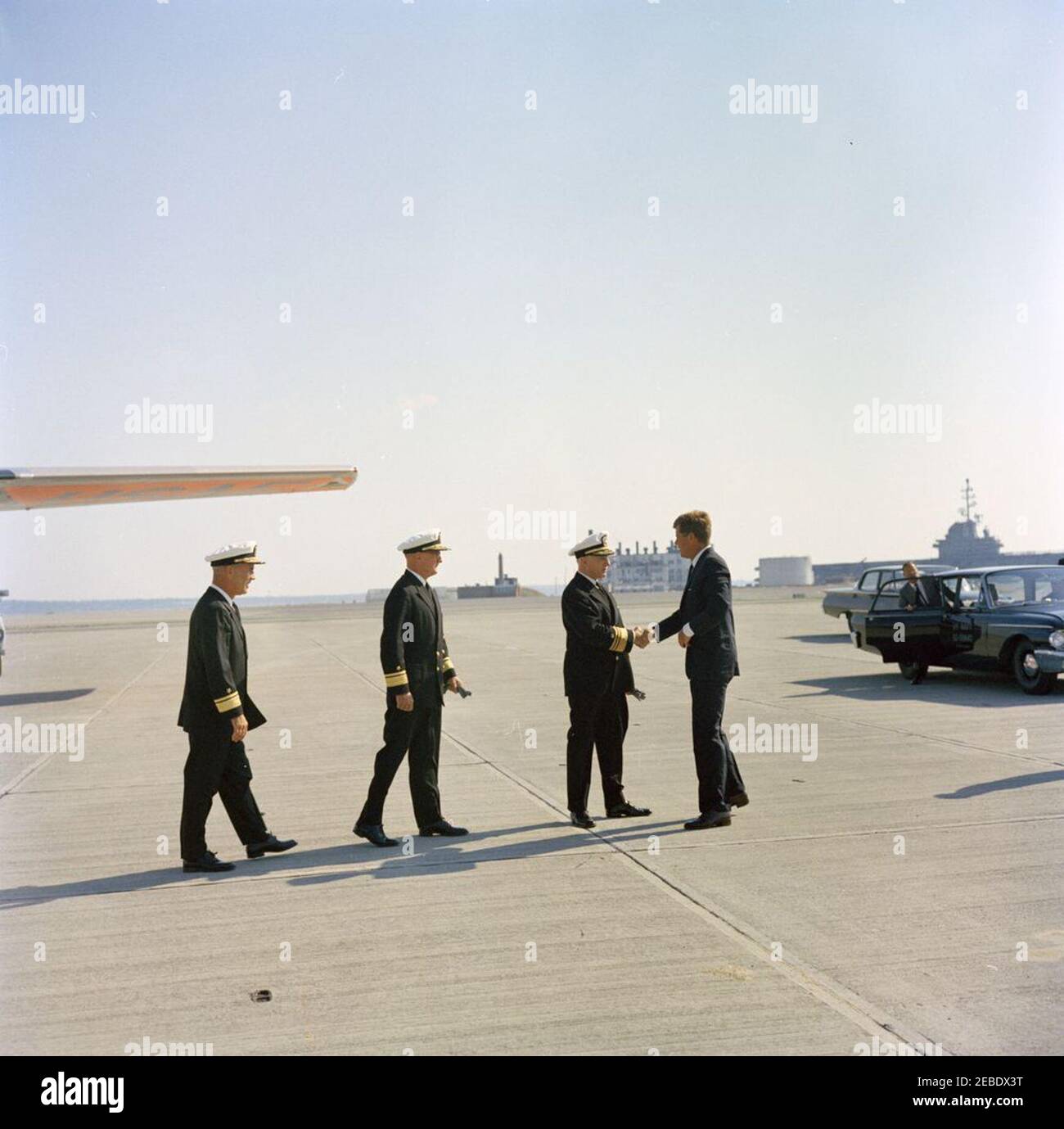 Weekend in Newport, Rhode Island: President Kennedy departs Quonset ...