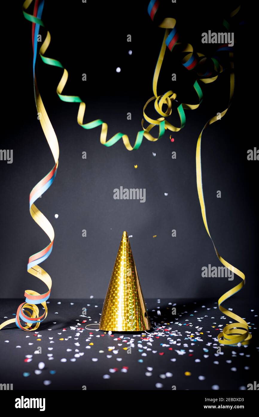 Celebration party time paper confetti hi-res stock photography and ...