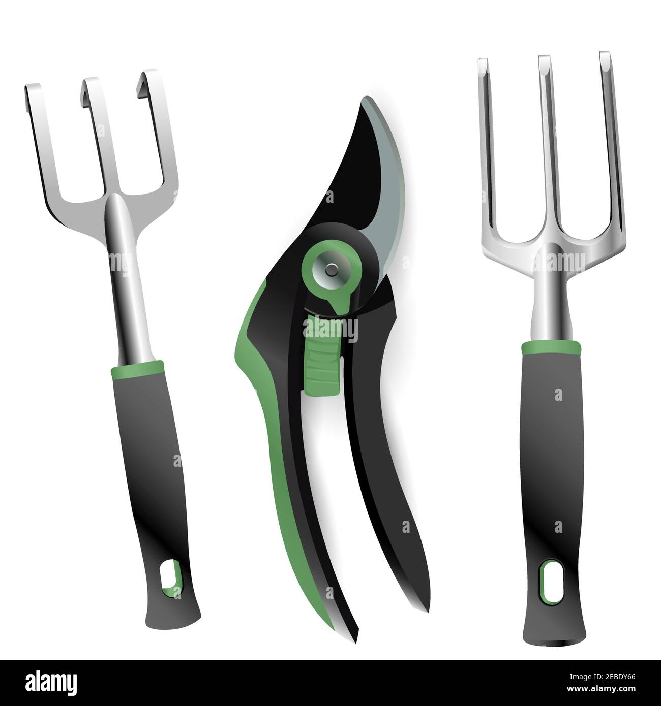 Garden hoe hay Stock Vector Images - Alamy