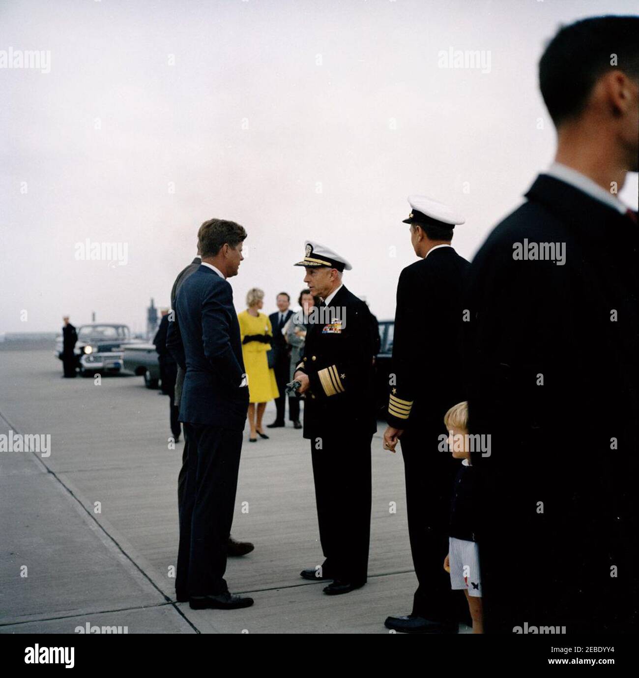 Weekend in Newport, Rhode Island: President Kennedy departs Quonset ...