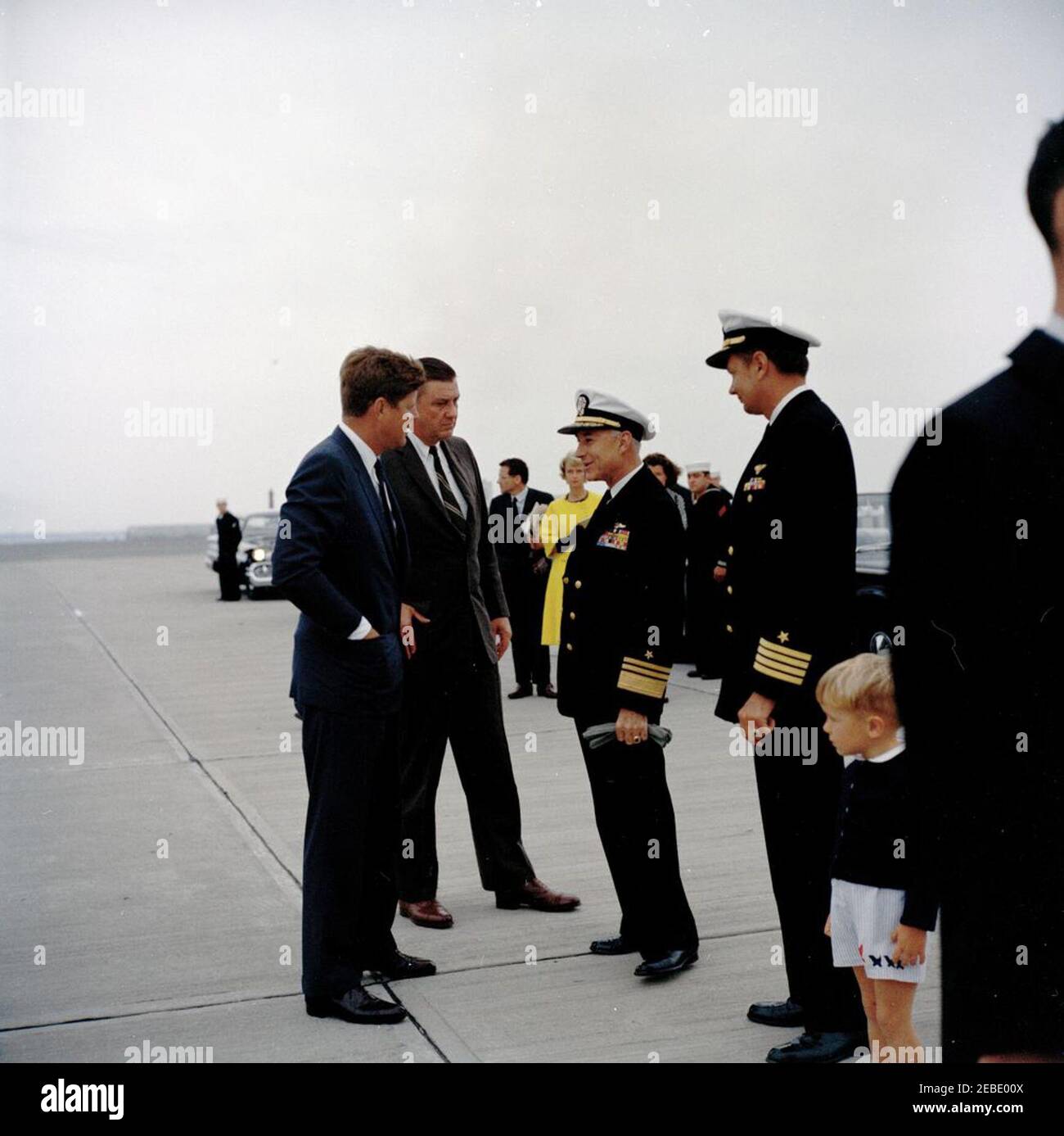 Weekend in Newport, Rhode Island: President Kennedy departs Quonset ...