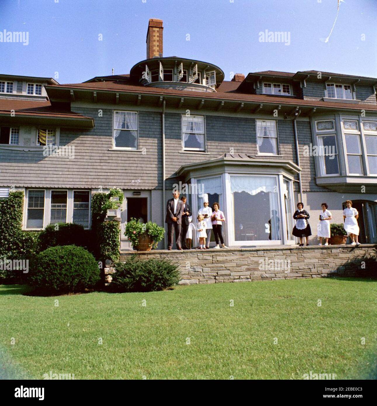 Weekend in Newport, Rhode Island: Hammersmith Farm staff with Caroline ...