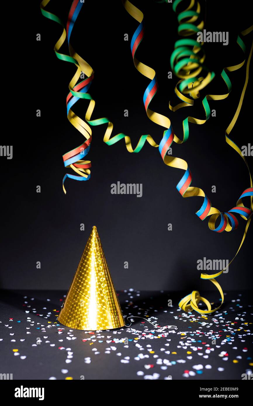 Celebration party time paper confetti hi-res stock photography and ...