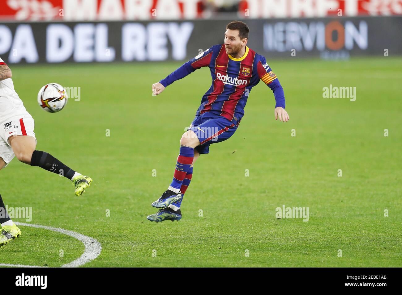 Lionel messi copa del rey 2021 hi-res stock photography and images - Alamy
