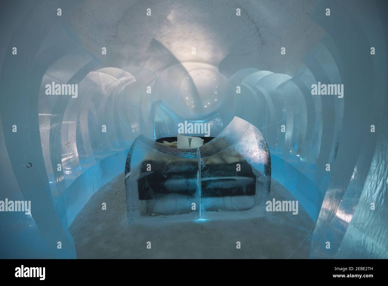 ice room at the ice hotel in sweden Stock Photo - Alamy