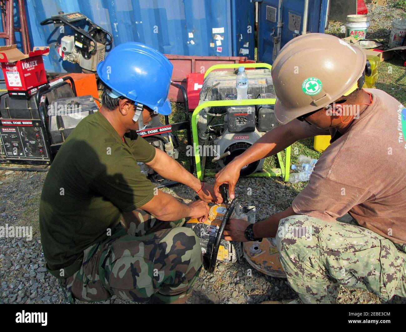 NMCB 1 continues operations in Cambodia 140401 Stock Photo - Alamy