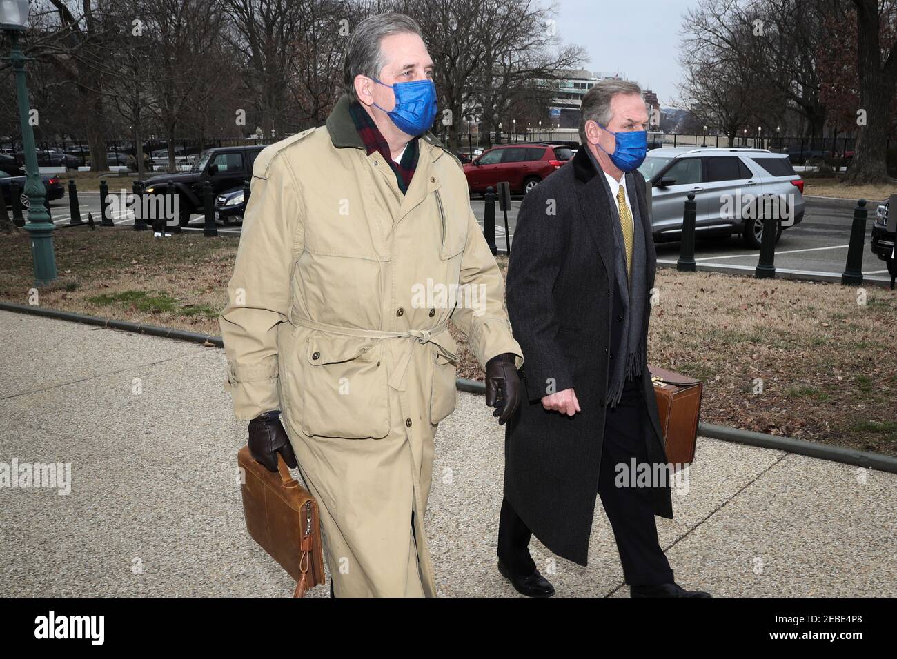 Lawyers for former President Donald Trump, Bruce Castor and Michael van ...