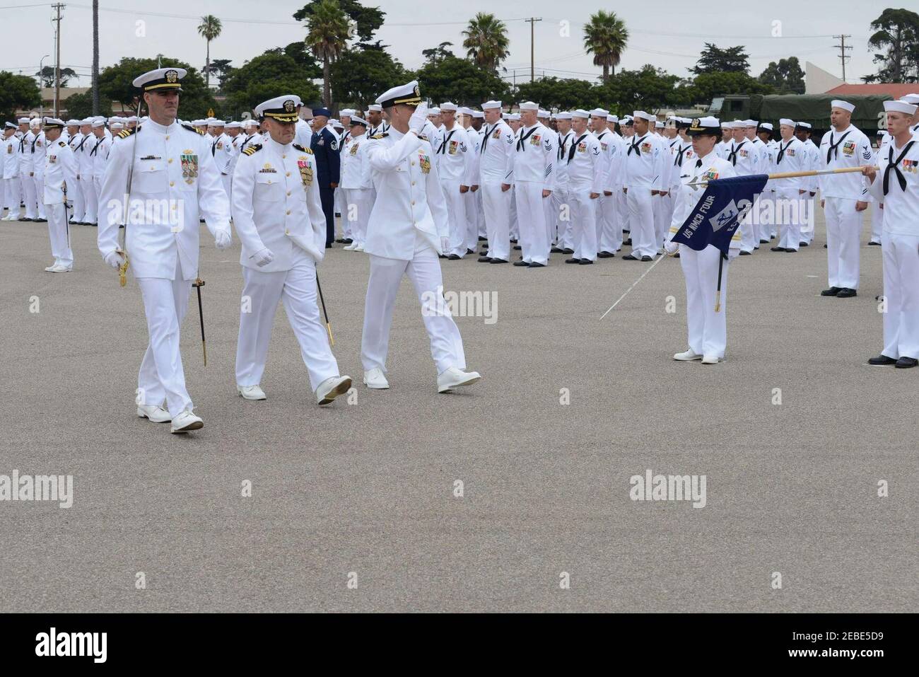 NMCB 4 Change of Command 140612 Stock Photo - Alamy