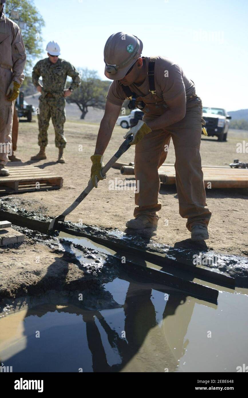NMCB 4 Water Well Drilling Team conducts Operations in Field Training ...