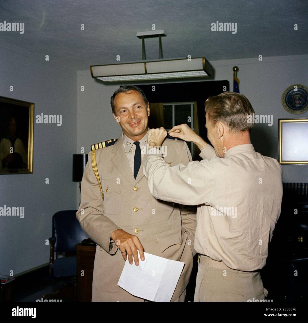 Naval Aide to the President Tazewell T. Shepard, Jr.u2019s promotion to ...