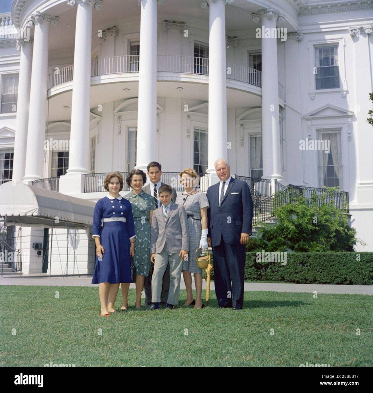 Evelyn Wadsworth Symington, wife of Senator from Missouri, and guests ...