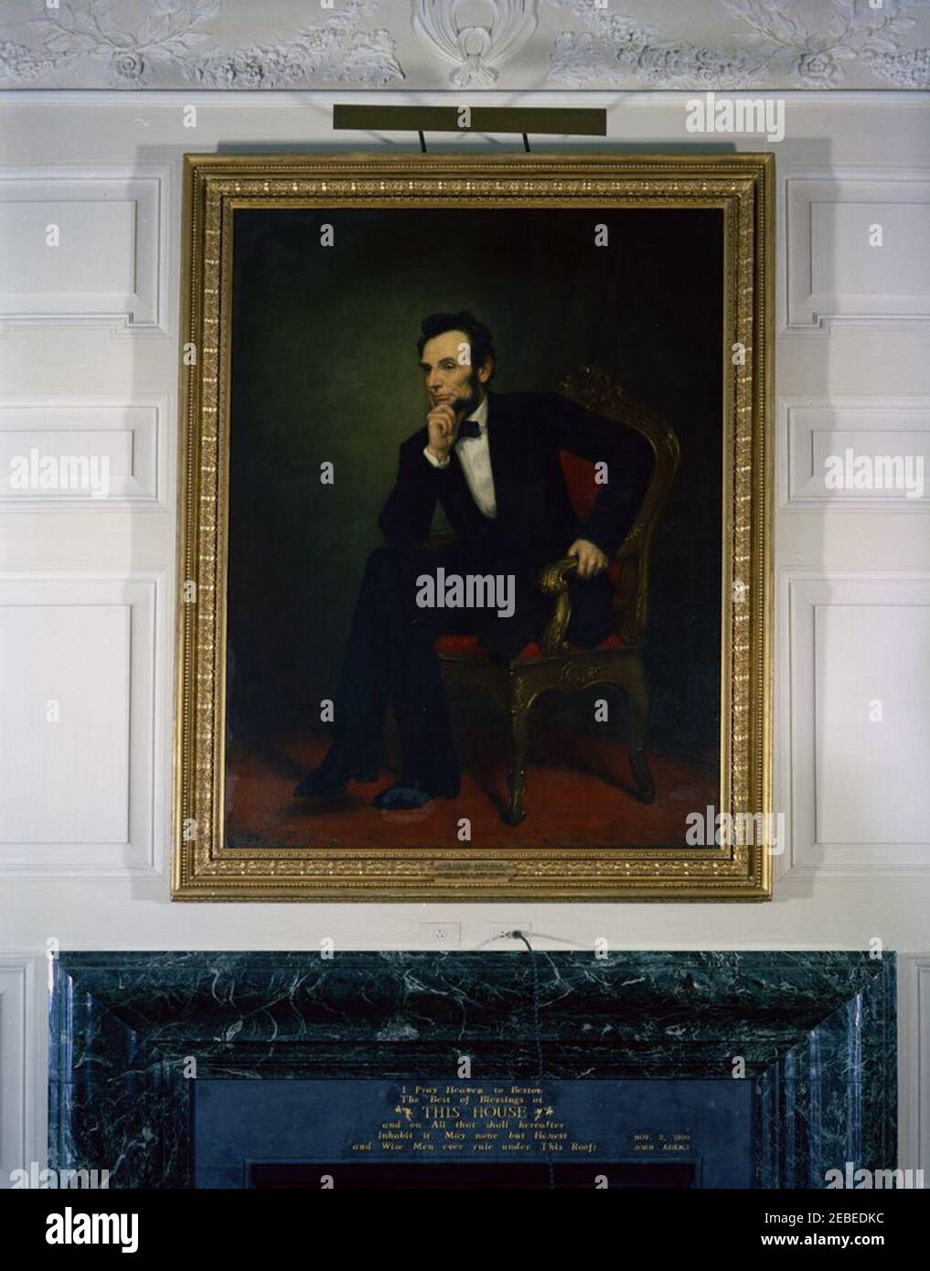 George washington portrait oval office hi-res stock photography and ...