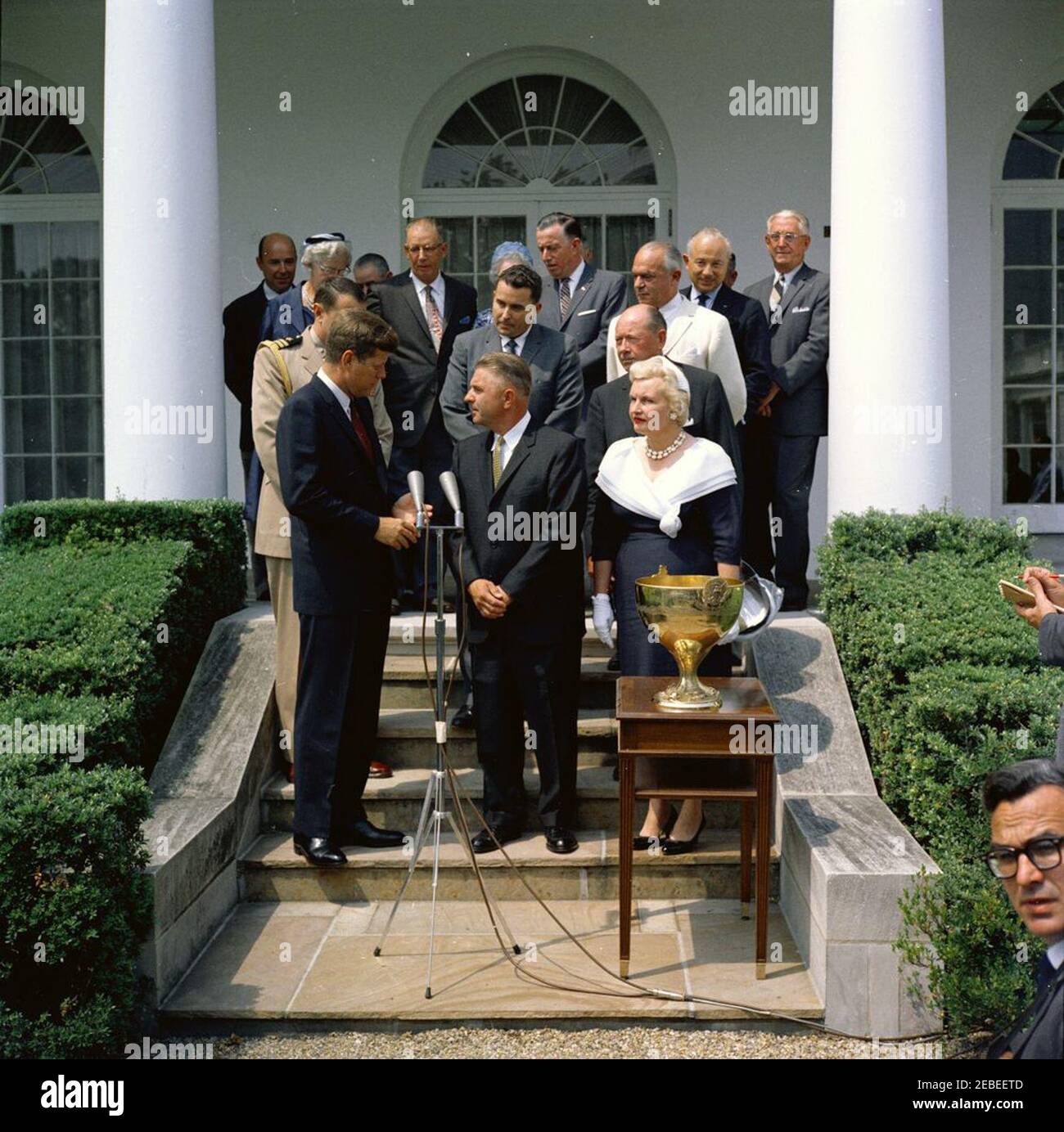 Presentation of the 1960 Presidentu0027s Cup Regatta Trophy, 12:06PM ...