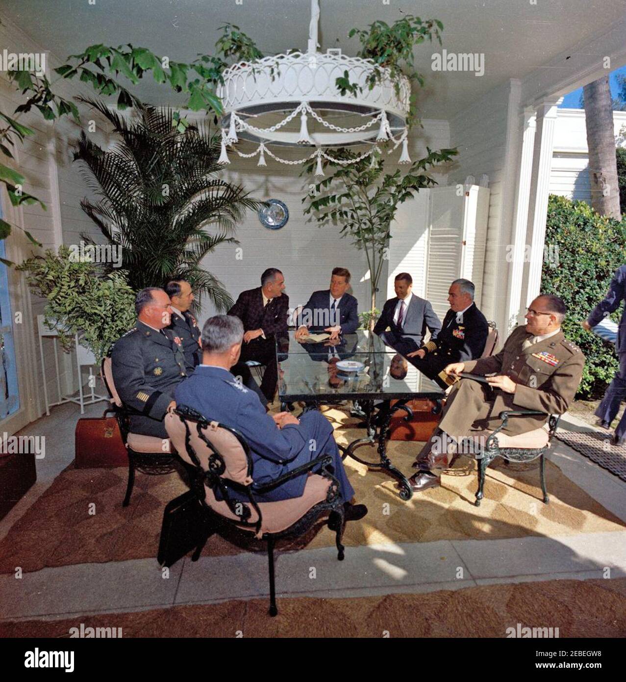 Meeting with the Joint Chiefs of Staff (JCS), Palm Beach, Florida 10 ...