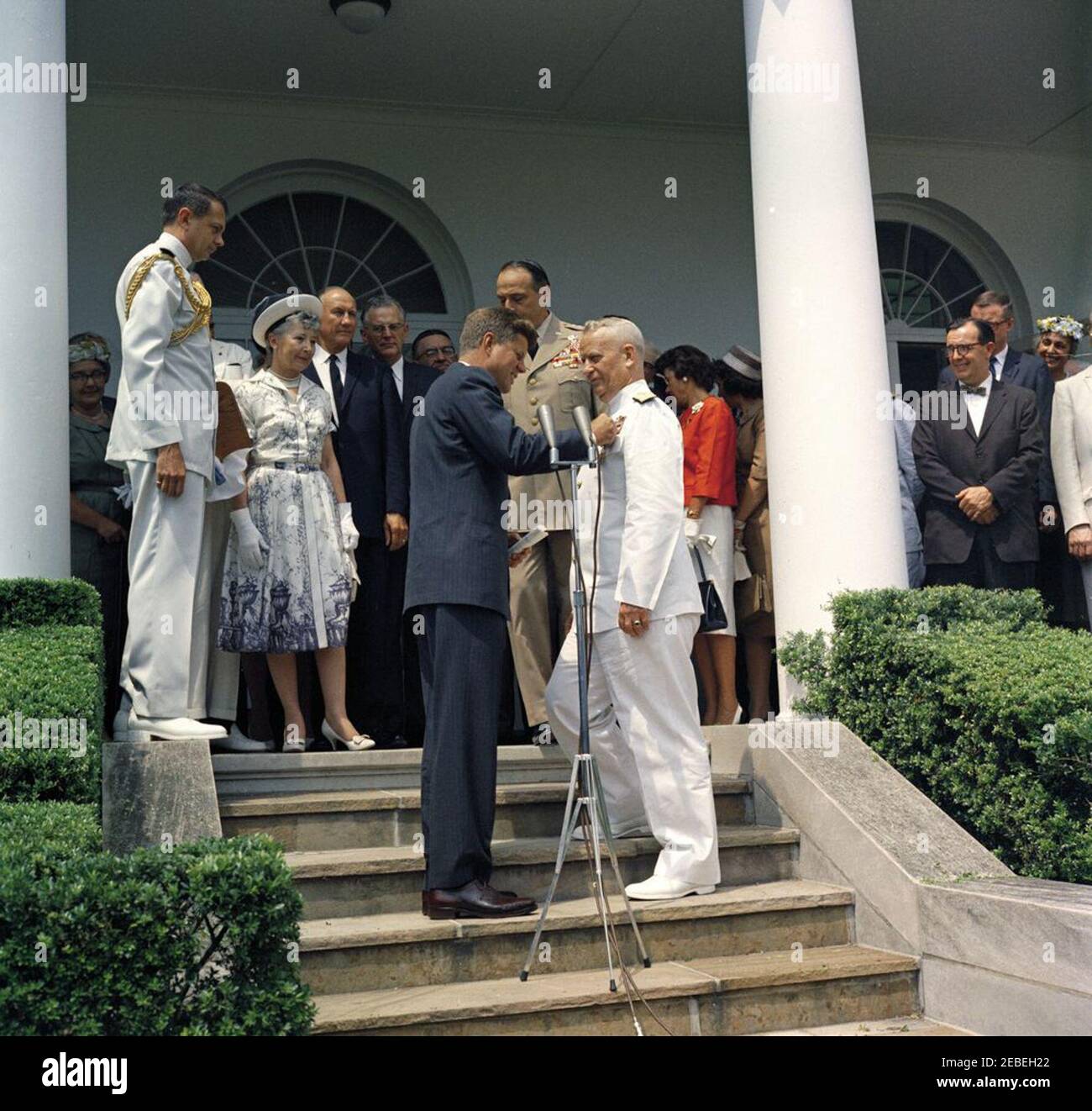 Presentation of the Distinguished Service Medal (DSM) to Adm. Arleigh ...