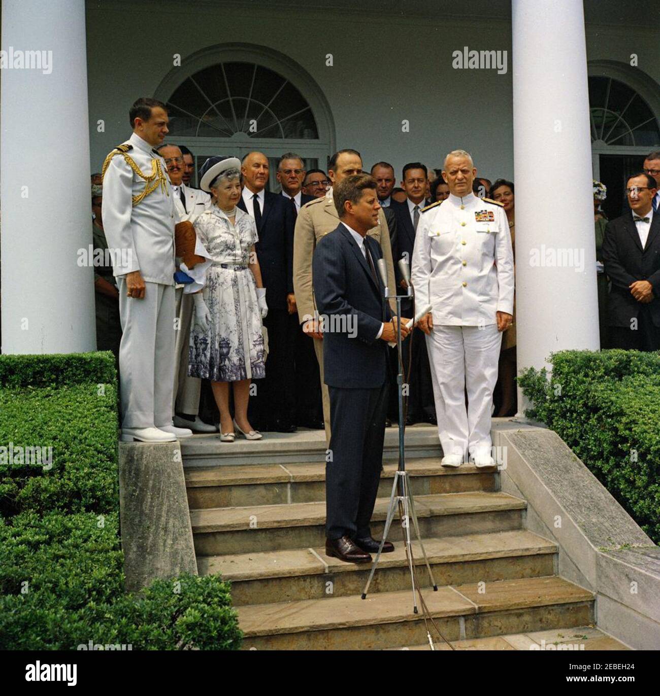 Presentation of the Distinguished Service Medal (DSM) to Adm. Arleigh ...