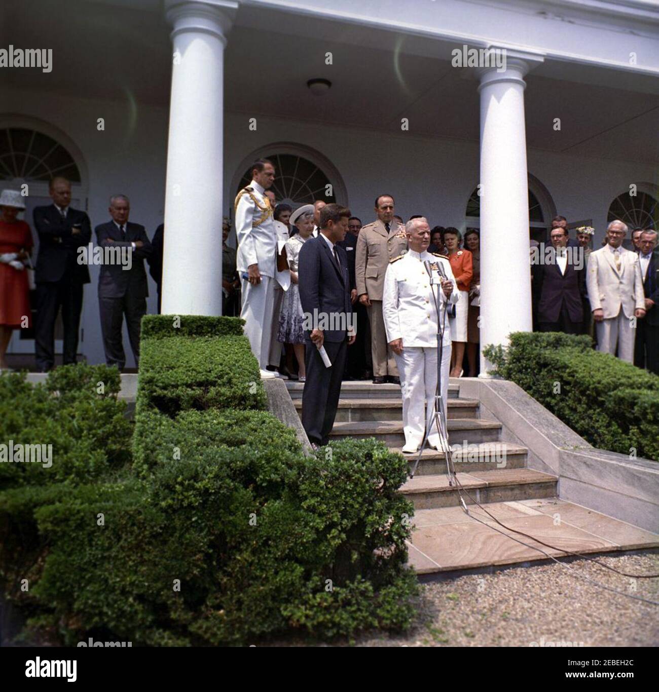 Presentation of the Distinguished Service Medal (DSM) to Adm. Arleigh ...