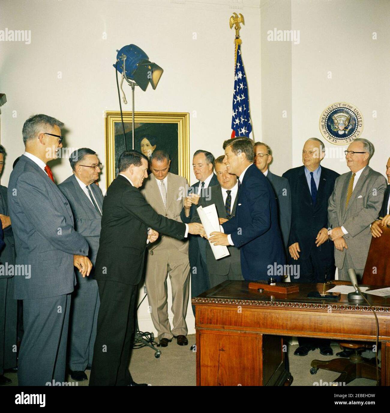 Robert f kennedy jr hands hi-res stock photography and images - Alamy