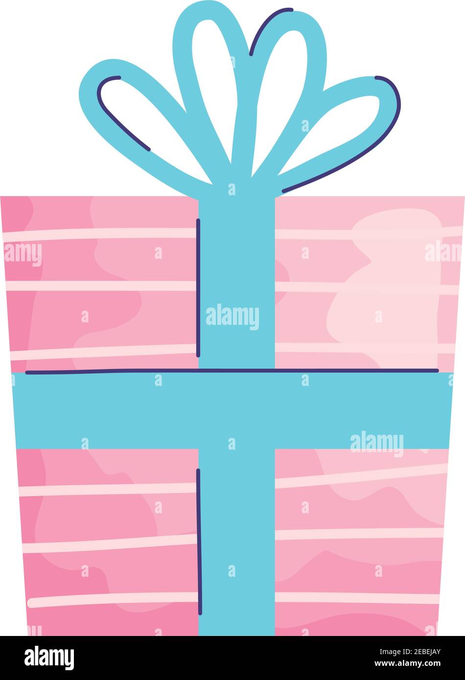 Christmas gift box watercolor Stock Vector Images - Alamy