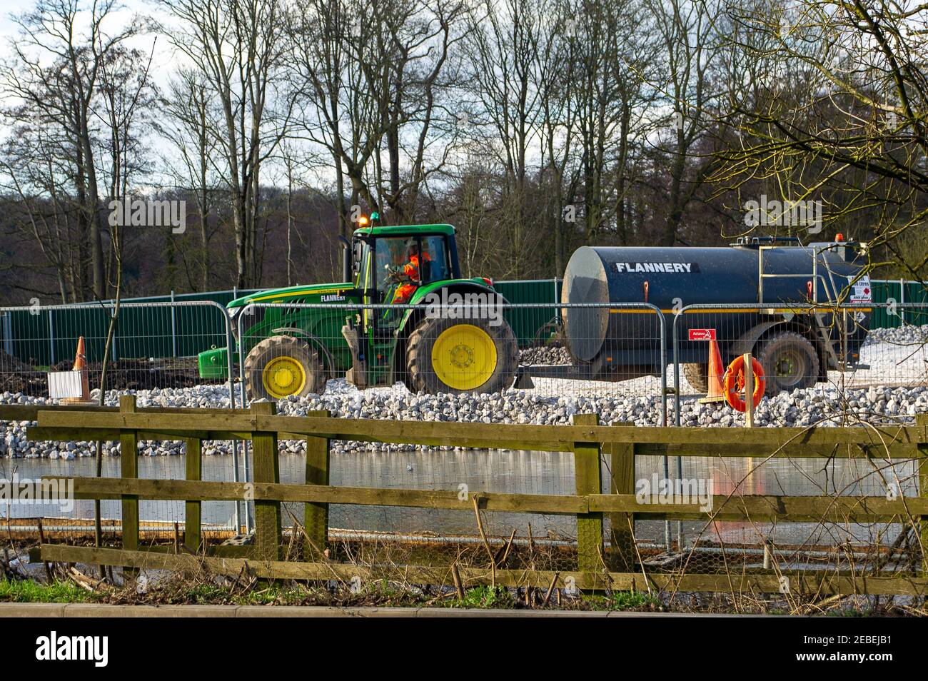 Harefield, Uxbridge, Middlesex, UK. 12th February, 2021. HS2 Ltd ...