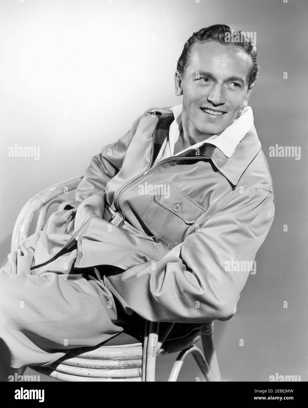 American Actor and Singer Johnnie Johnston, Half-Length Publicity ...