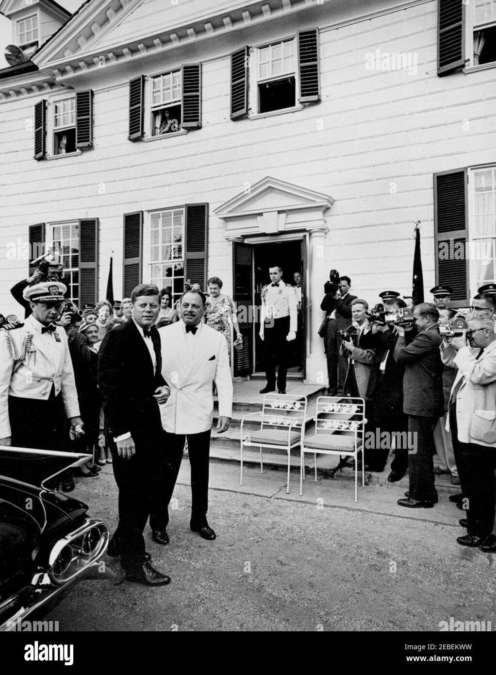 Dinner at Mount Vernon in honor of Muhammad Ayub Khan, President of ...
