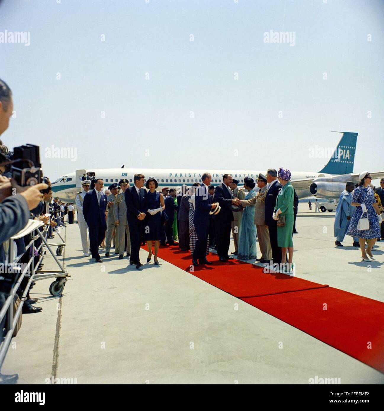 Arrival Ceremonies for Muhammad Ayub Khan, President of Pakistan, 12:00PM. Arrival ceremonies ...