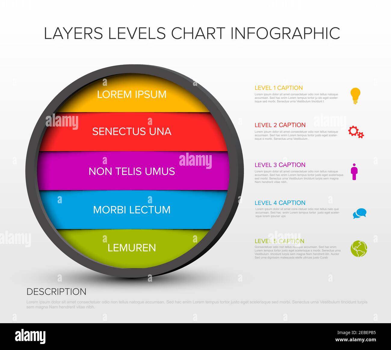 Layers levels Stock Vector Images - Alamy