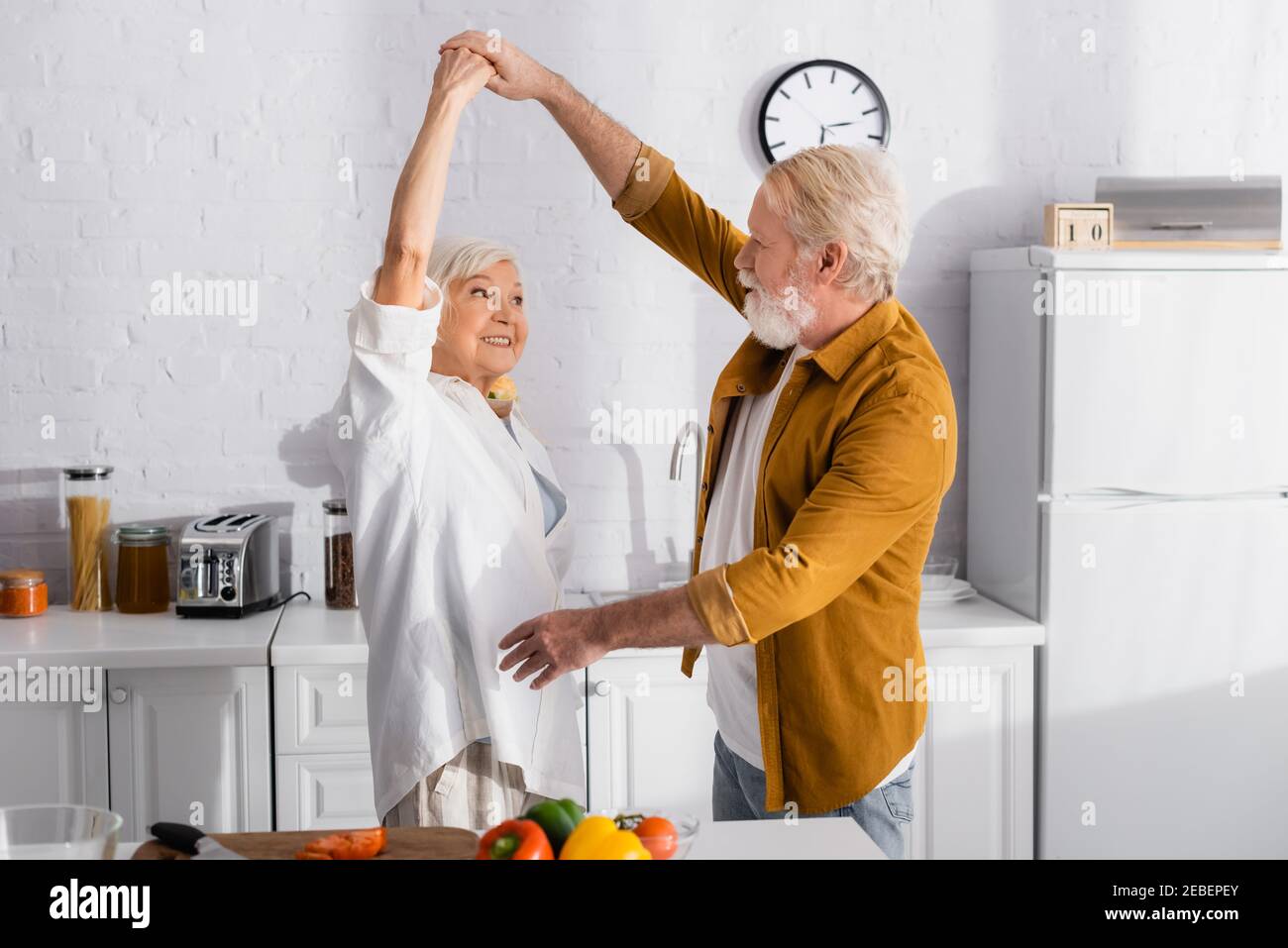 Prepare table senior hi-res stock photography and images - Alamy