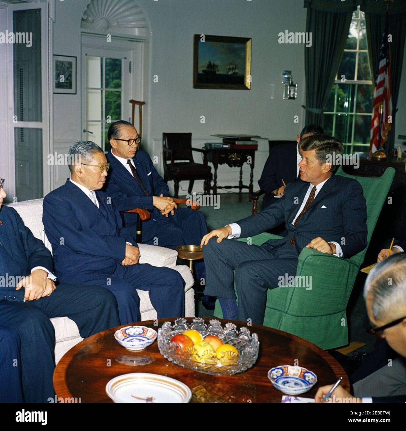 Meeting with Hayato Ikeda, the Prime Minister of Japan, 10:30AM ...