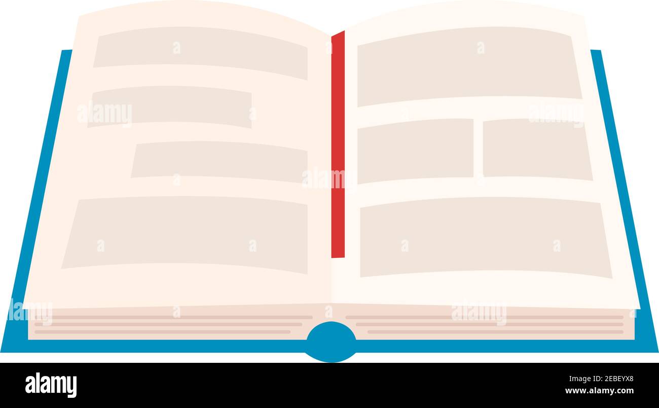 text book open library isolated icon Stock Vector Image & Art - Alamy