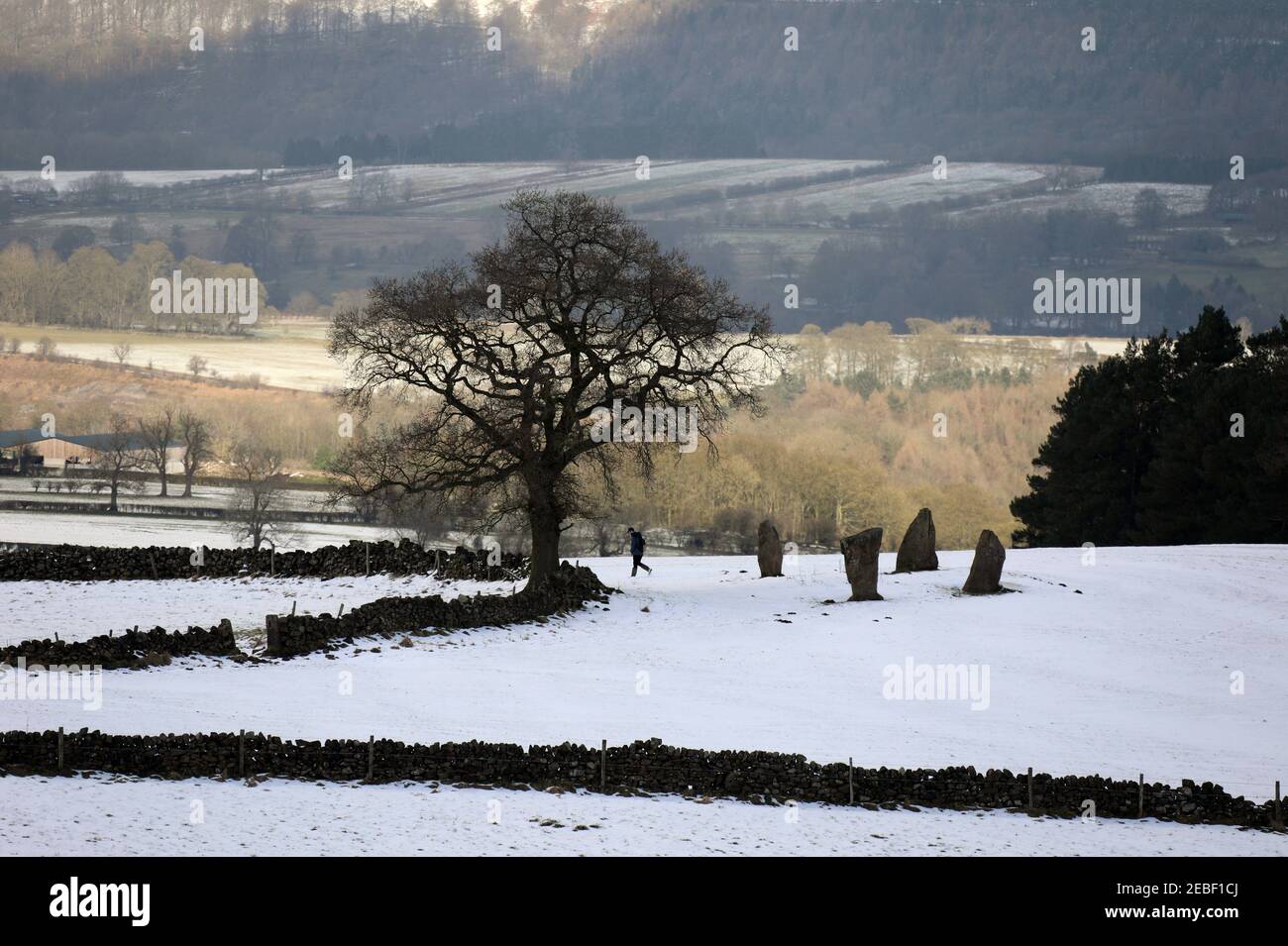 Nine stone close stone circle hi-res stock photography and images - Alamy