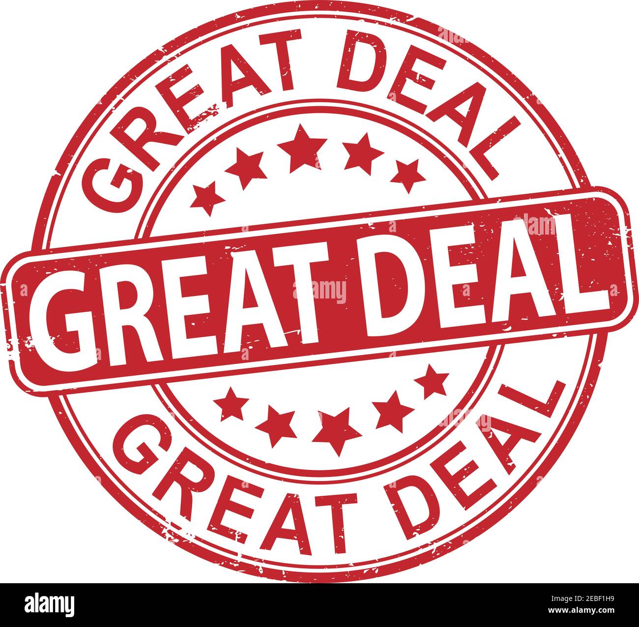 Stamp with text great deal inside, vector illustration Stock Vector ...