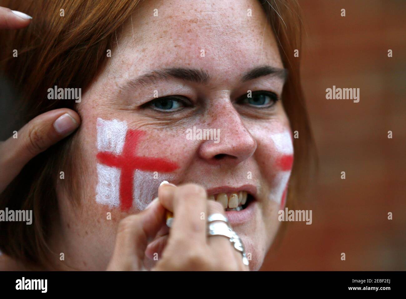 Sport rugby union face paint hi-res stock photography and images - Alamy