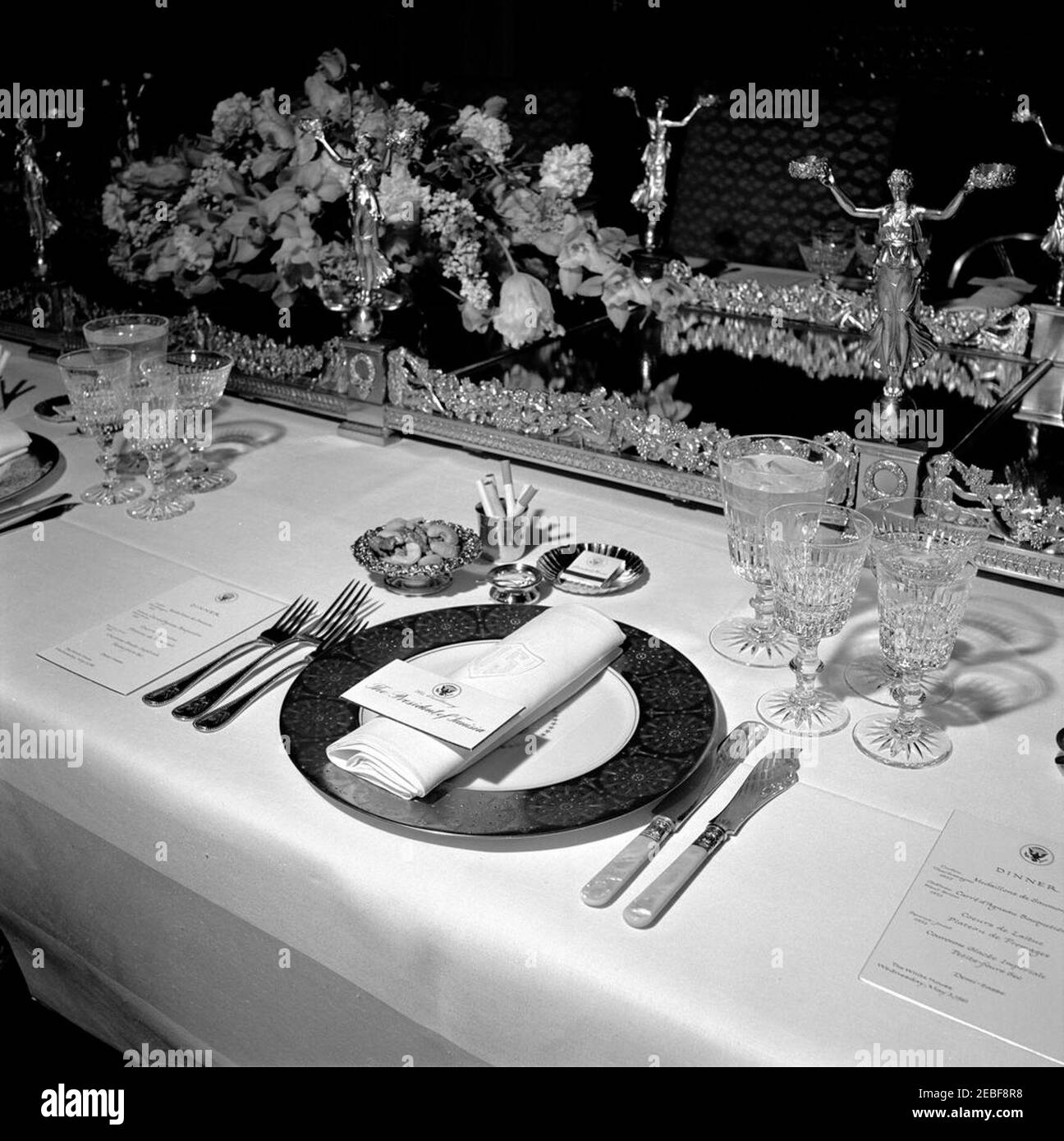 Dinner in honor of Habib Bourguiba, Sr., President of Tunisia, 8:00PM ...